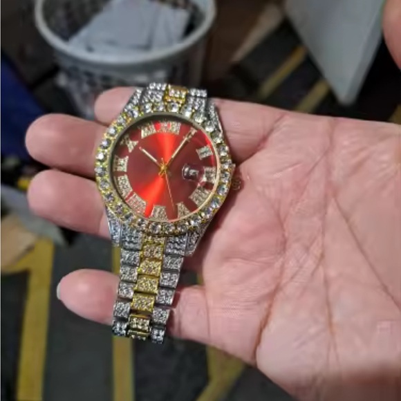 Accessories | Brand New Iced Out Simulated Diamond Watch | Poshmark